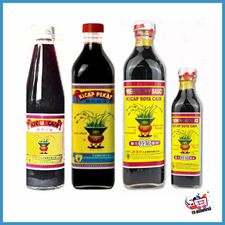 Kicap Soya Cair Cap Orkid/Orchid Brand Premium Soy Sauce/Soy Sauce ...