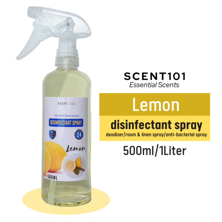 LEMON Disinfectant Spray / Deodorizer / Room & Linen Spray ...