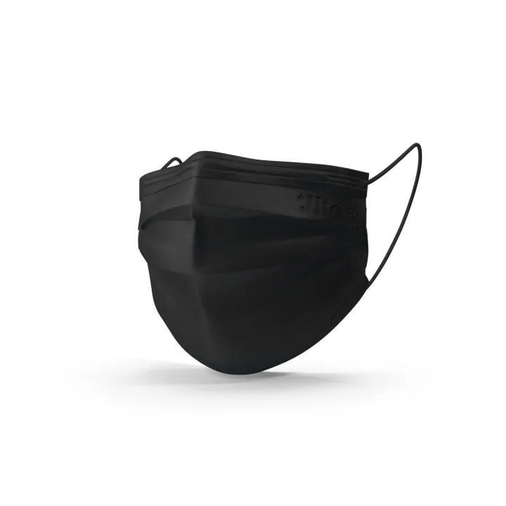 JITO Masker Hitam 3 Lapis - Kemasan Box isi 50 pcs - Masker Sekali ...