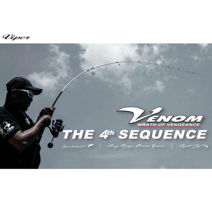 TWO PIECE VIPER VENOM WRATH OF VENGEANCE FISHING ROD | Lazada