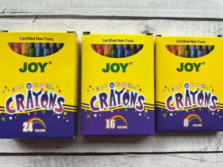 Joy Crayons 8/ 16 /24 Colors | Lazada PH