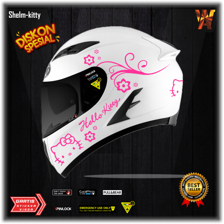 Stiker Hello Kitty Untuk Helm Dan Body Motor | Lazada Indonesia