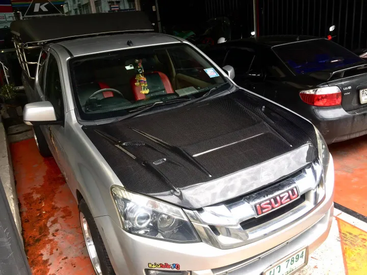 Econ GT ฝากระโปรงคาร์บอน ไฟเบอร์ - คาร์บอน เคฟล่า ISUZU รุ่น All New ...