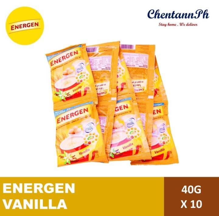 ENERGEN VANILLA 40g x 10 pieces | Lazada PH