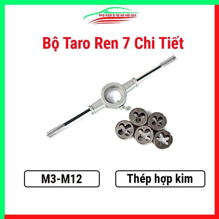 Bộ taro ren ngoài tay quay + 7 chi tiết tạo ren M3-M12 chuyên dụng cao ...