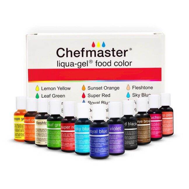 Chefmaster Liqua-Gel Food Color 0.70oz / 20g | Lazada PH