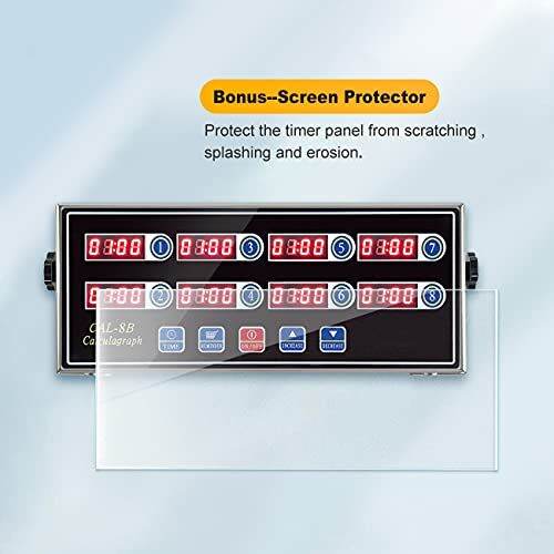 YOOYIST Commercial 8 Channels Digital Kitchen Timer Deep Fryer Timer ...