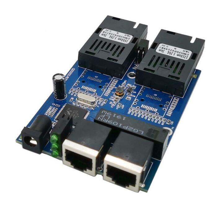 Ethernet Fiber Optical 2 SC fiber Port 2 RJ45 2 UTP 10/100/1000M Gigabit Ethernet switch Board ...