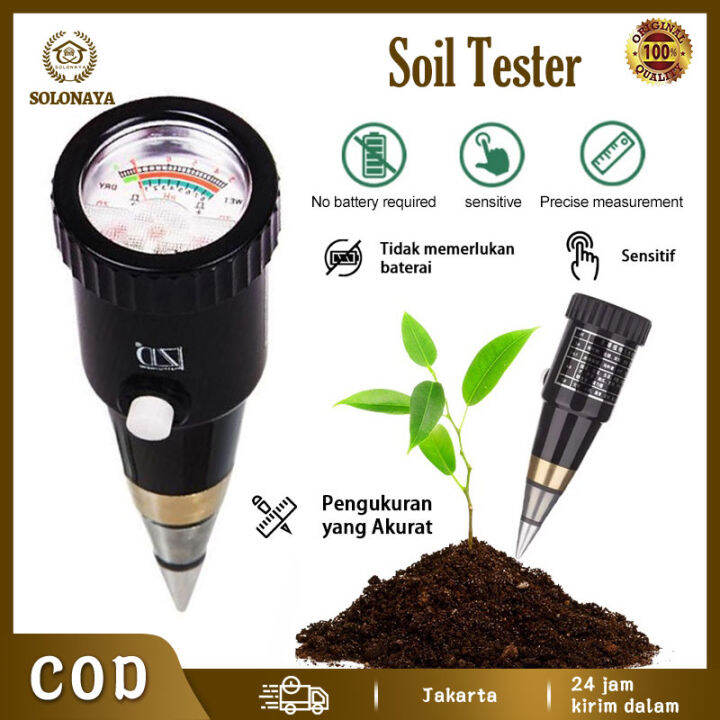 Alat Penggukur Tanah 2 in 1 Pen Type PH Meter Soil Analyzer Tester ...