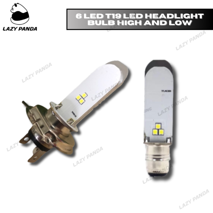 6 LED T19 LED HEADLIGHT BULB HIGH AND LOW LAZYPANDA | Lazada PH