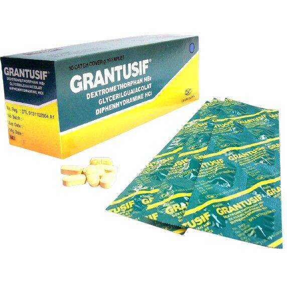 Grantusif strip 10 kaplet Obat Batuk Pilek Tablet STRIP | Lazada Indonesia