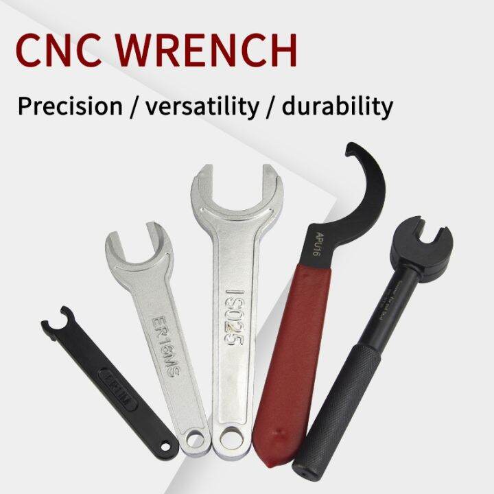 M/UM/MS/A Type ER Collet Chuck Nut Wrench 1/5pc ER11/16/20/25/32/40 ISO ...
