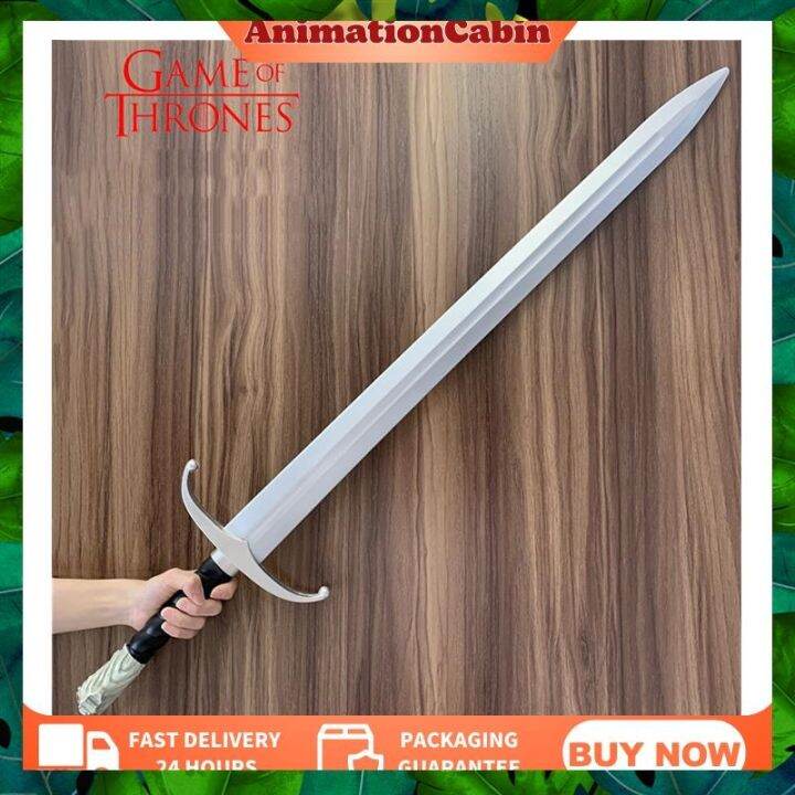 104cm Game of Thrones Icefield Wolf Head Sword Weapon Safety Model PU ...
