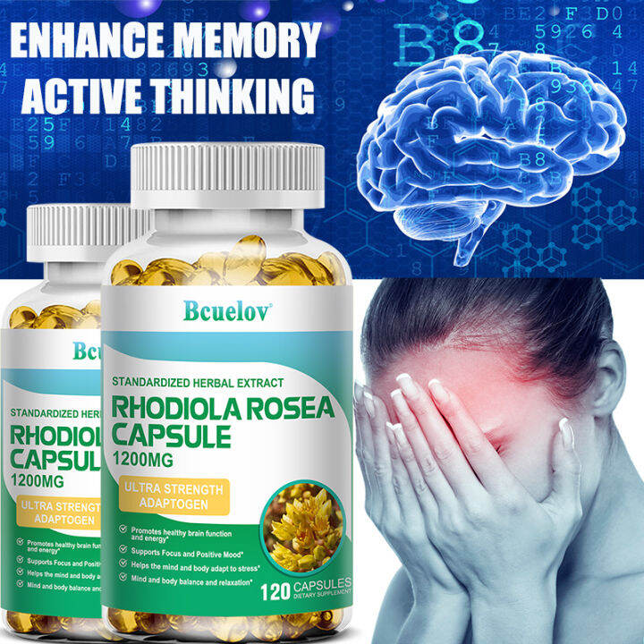 BCUELOV Brain Health Capsules 1200 mg Support Concentration, Focus ...