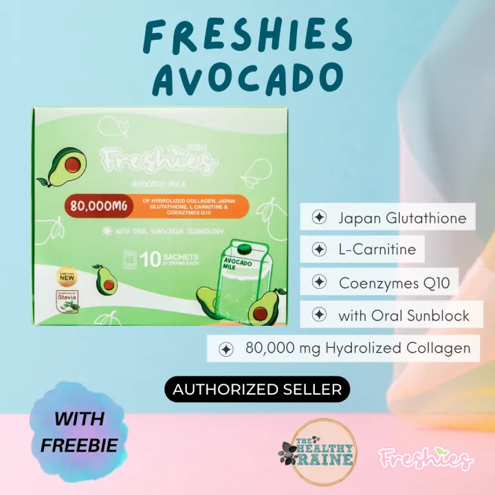 FRESHIES Avocado Milk Collagen Drink WITH FREEBIE | Lazada PH