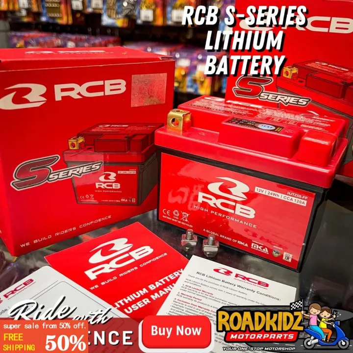 RCB Lithium Battery 12V24Wh120A | 7L12v36wh (SUPERLIGHTWEIGHT ...