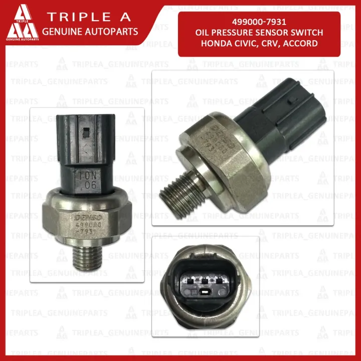 499000-7931 Oil Pressure Sensor Switch Honda Accord Civic CRV Denso ...
