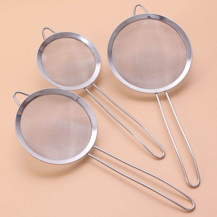 3 Pcs Saringan Stainles Penyaring Teh Gula dan Tepung | Lazada Indonesia