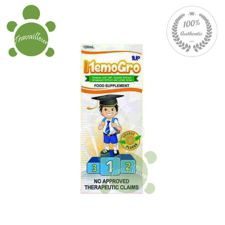 NEW 1UP Nhance Memogro Vitamins for Kids Sodium Ascorbate 120ml CGF ...