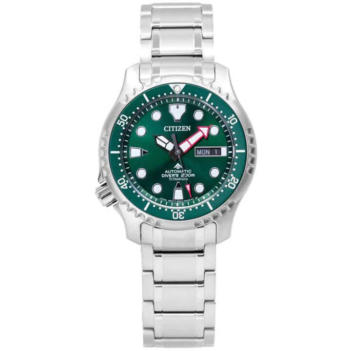 Authentic Citizen Promaster Marine NY0100-50X Super Titanium Green Dial ...