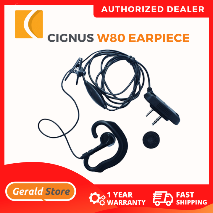 CIGNUS W80 PLAIN EARPIECE -GeraldStorePH | Lazada PH
