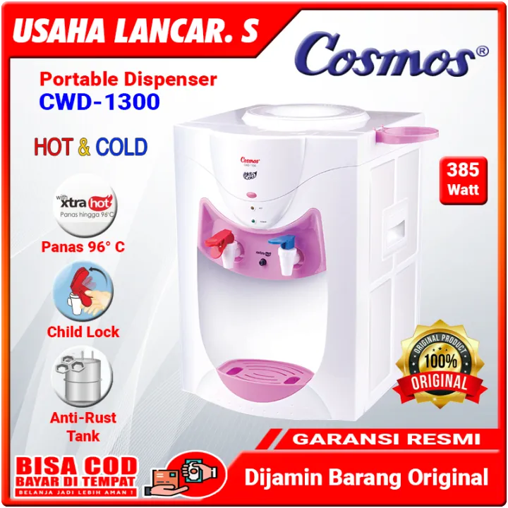 Portable Dispenser Cosmos CWD-1300 Hot & Cold / Panas & Dingin ...