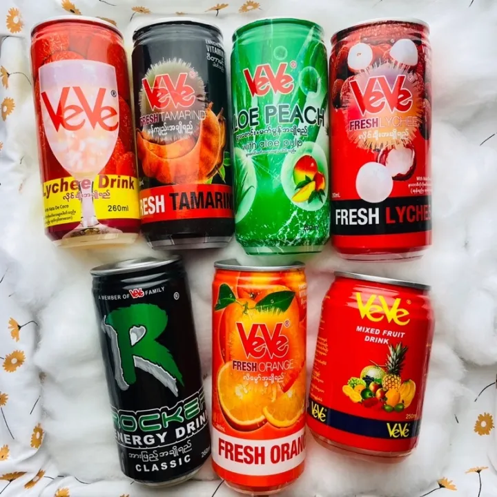 🍑Veve energy drink เครื่องดื่มชูกำลัง รสผลไม้ต่างๆ ให้พลังงาน | Lazada ...