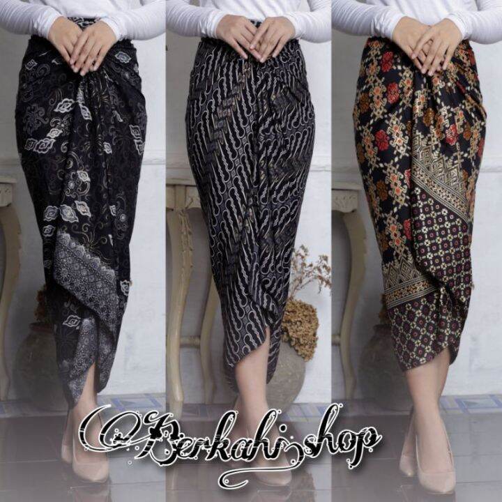 ROK LILIT BATIK PREMIUM GOLD FOIL / MEGA MENDUNG SILVER | Lazada Indonesia