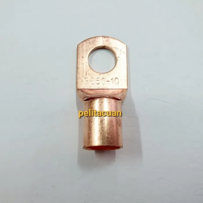 Sekun Skun Terminal Jepit Kabel Las Tembaga 50-10/50mm M10 | Lazada ...