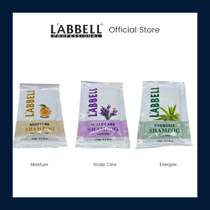 Labbell Vitalist Sachet (Moisture Shampoo/Energize Shampoo/Scalp Care ...