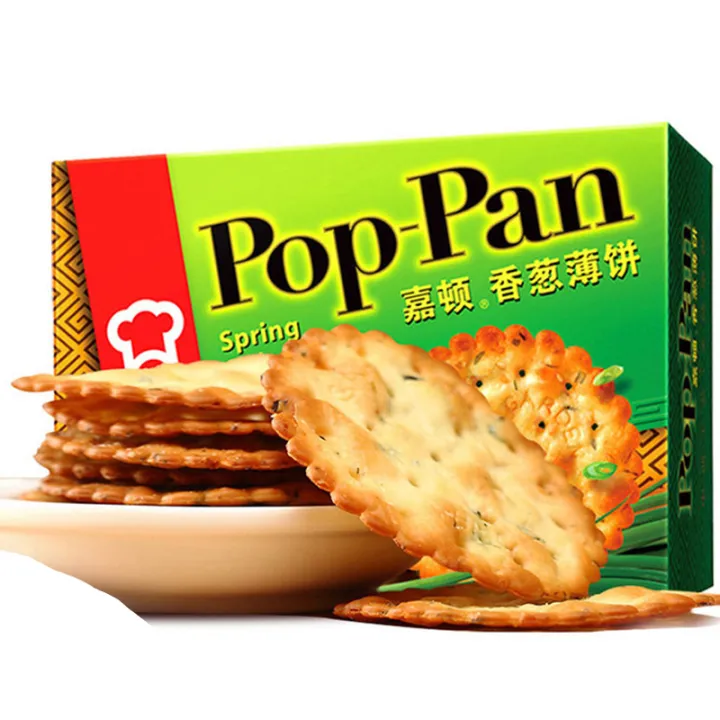 Garden Pop-Pan Spring Onion Crackers 100g 嘉顿香葱薄饼 | Lazada PH