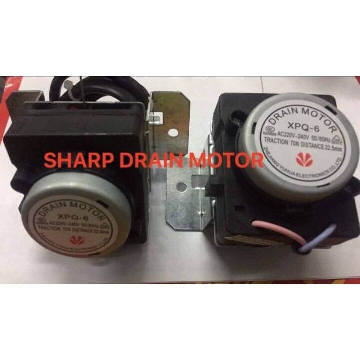 SHARP DRAIN MOTOR AC220-240V XPQ-6 DISTANCE 22.5mm AUTOMATIC WASHING ...