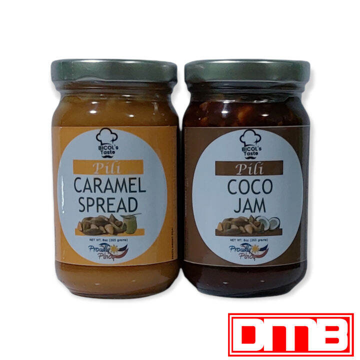 PILI NUTS SPREAD (CARAMEL & COCO JAM) NET WT. 8 Oz. (265 grams) | Lazada PH