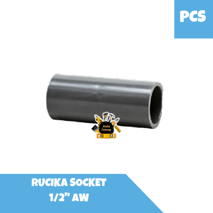 KEDAI TUKANG - RUCIKA Socket 1/2 inch AW / Sock Sambungan Sok Lurus ...