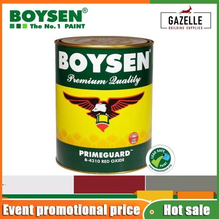 Boysen® Primeguard™ Water-based Acrylic Maintenance Primer Red Oxide ...