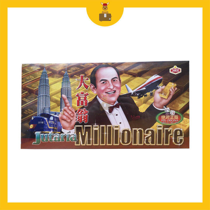 2 In 1 Big Millionaire Jutaria and Super Draughts Board Game 大富翁 | Lazada