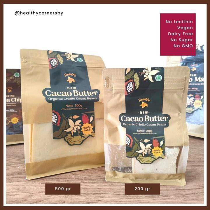 Organic Cacao Butter 200g / FinestCo Lemak Kakao Fat | Lazada Indonesia