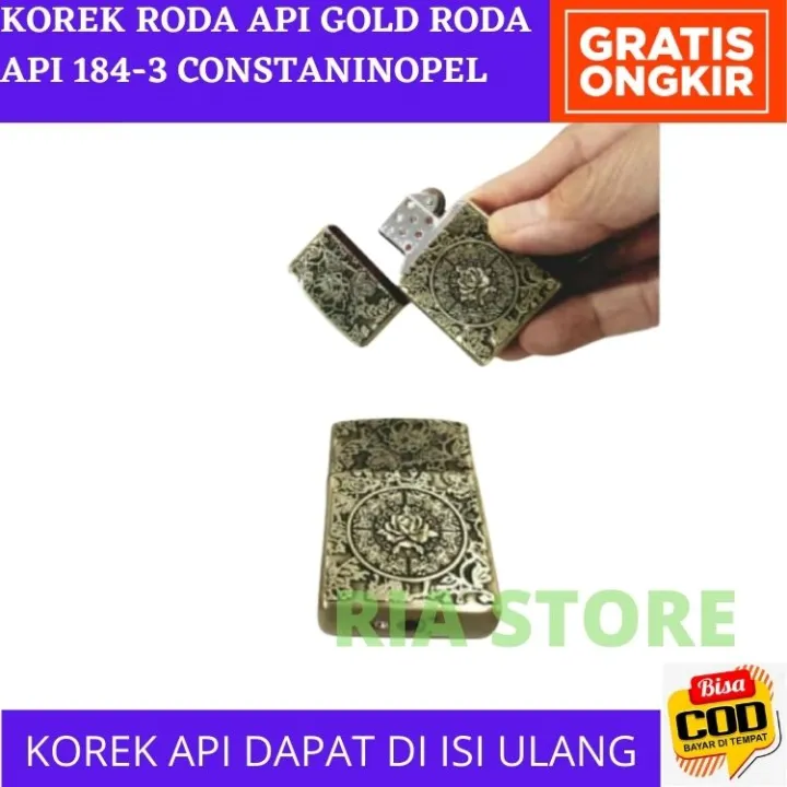 [Korek Gas 184-3] Motif Ukir Model Constaninopel , Korek Api Exclusive, Korek Bara Unik, Mancis ...