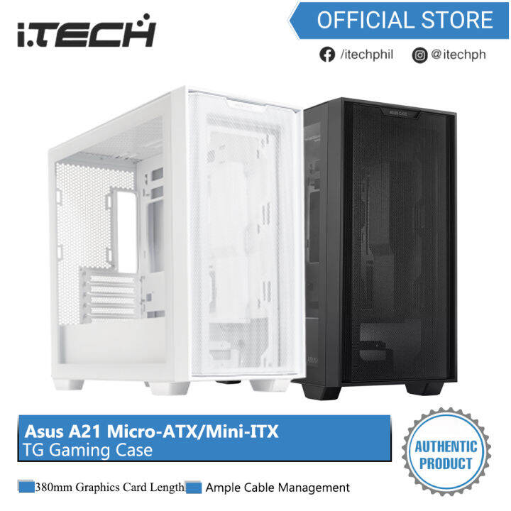 Asus A21 Micro-ATX/Mini-ITX TG Gaming Case | Lazada PH