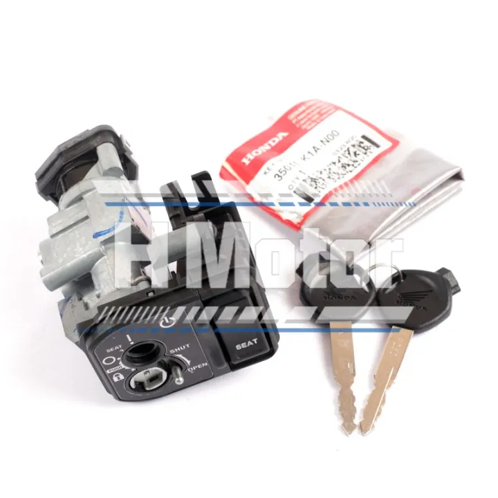 (New BeAT / New Scoopy) Honda ORI Keyset Key Set y / Kunci Kontak ...