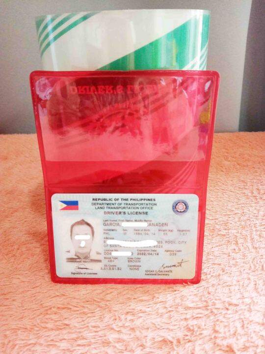 Driver license jacket pure plastic/driver license holder | Lazada PH