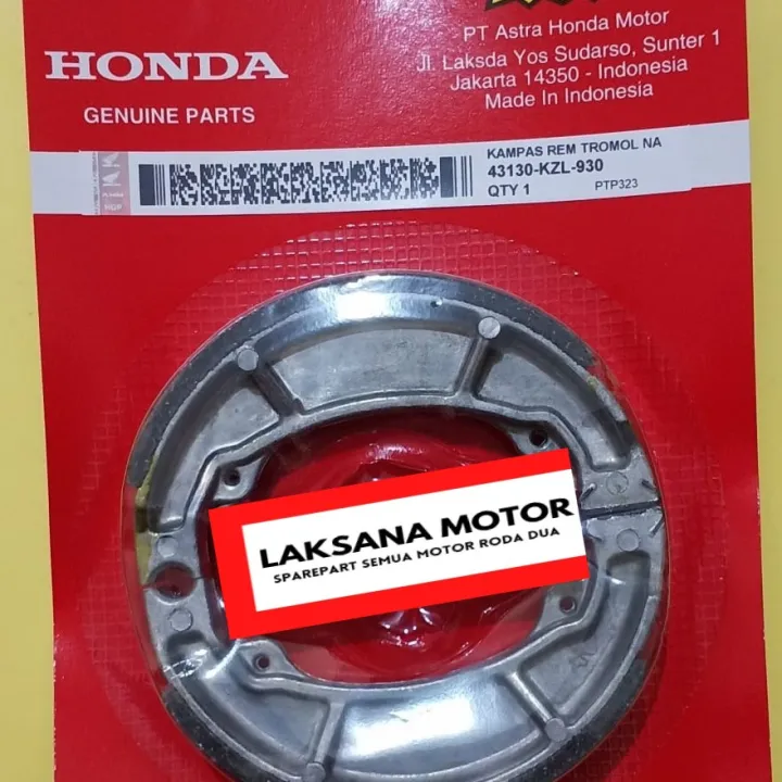 KAMPAS REM BELAKANG BEAT VARIO BEAT NEW VARIO 125 (LAKSANA) | Lazada ...