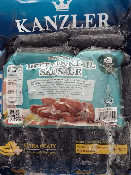KANZLER SOSIS (BEEF COCKTAIL SAUSAGE) 250 gr | Lazada Indonesia