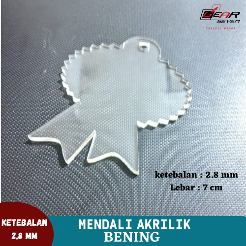 Bahan Mendali Wisuda Akrilik 7 Cm Polos Tebal 2.8 Mm Bentuk Akrilik ...