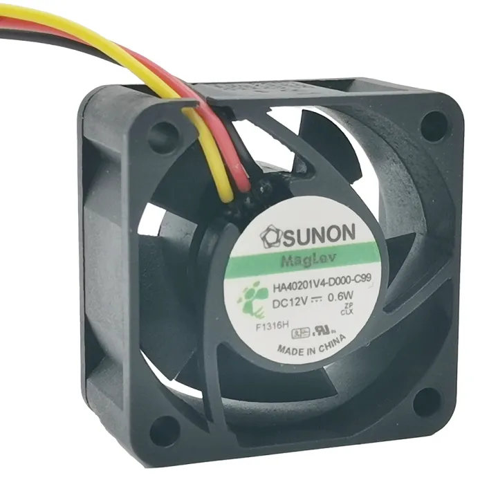 For Sunon Maglev Fan HA40201V4 D000 C99 DC12V 0.6w 4020 40 40x40x20MM F ...