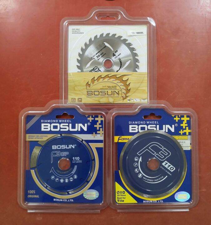 BOSUN 4" Diamond Wheel Cutting Disc Mosek/Stone/Wood | Lazada