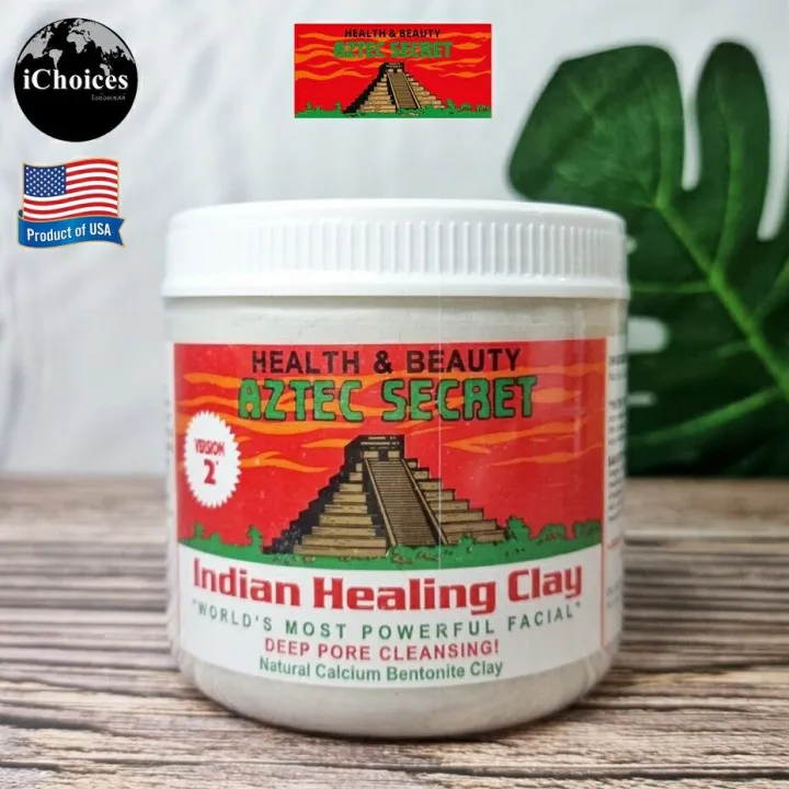 [Aztec Secret] Indian Healing Clay Facial & Body Mask 454 g มาส์กโคลน ...