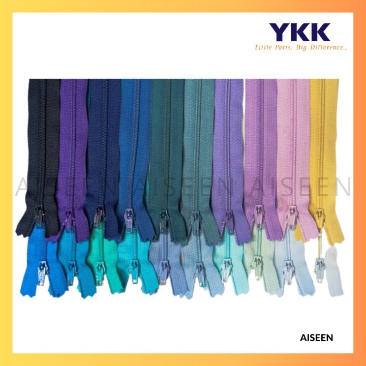 🎀 YKK Branded Zip (Zip Kain Jenama YKK) (CFC32 Code 541-560) | Lazada