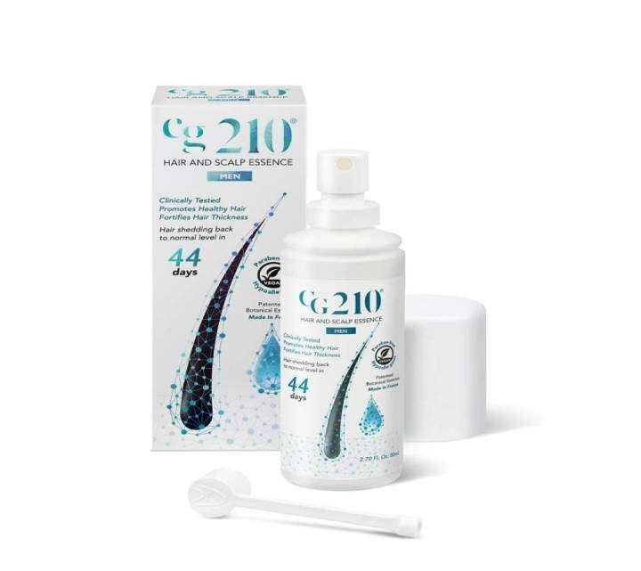 CG 210 Men ผลิตภัณฑ์ลดการหลุดร่วงของเส้นผม สำหรับผู้ชาย 80 ml. Anti ...
