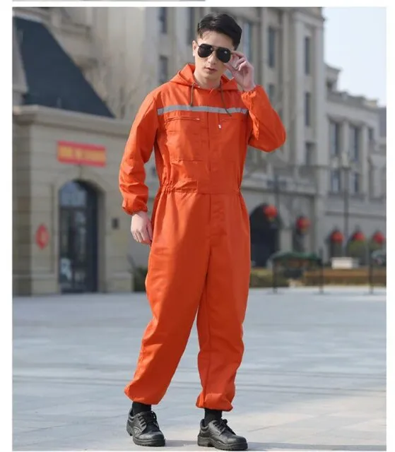 Work Overall Uniform Men Women Working Coveralls Welding Suit Car ...